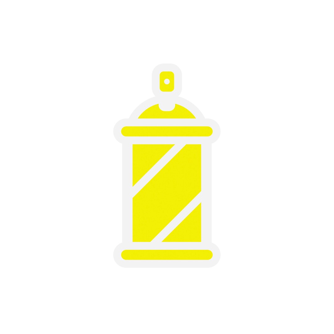 Spray Paint Can Sticker - Etsy