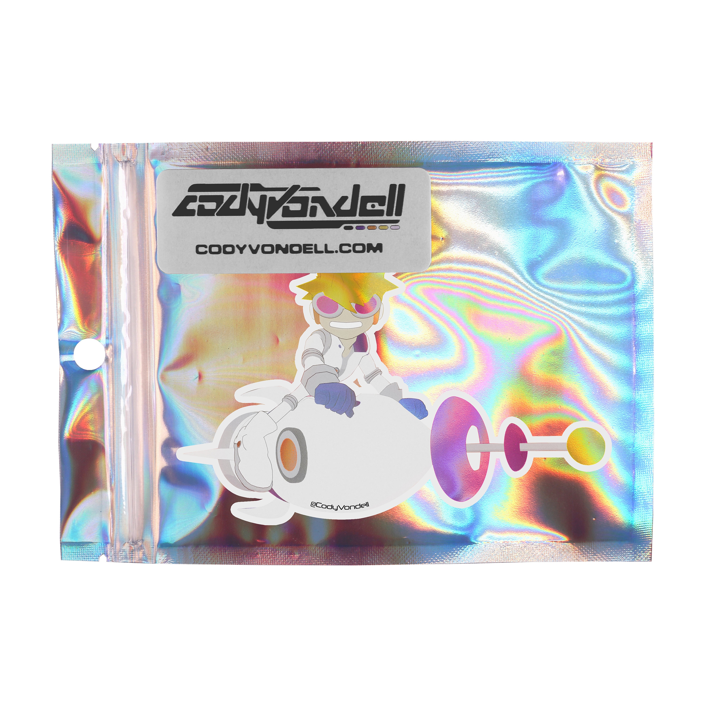 Rocket Boy / Holographic Vinyl Sticker - Etsy