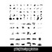 Frutiger Metro Grunge Vector Template over 150 Assets for Logos ...