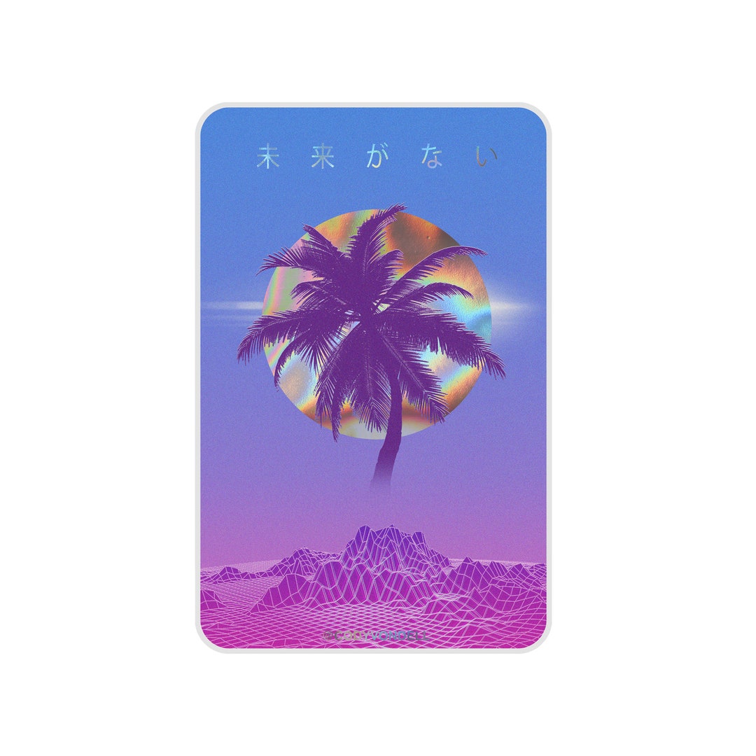 No Future 未来がない / Holographic Vinyl Sticker - Etsy
