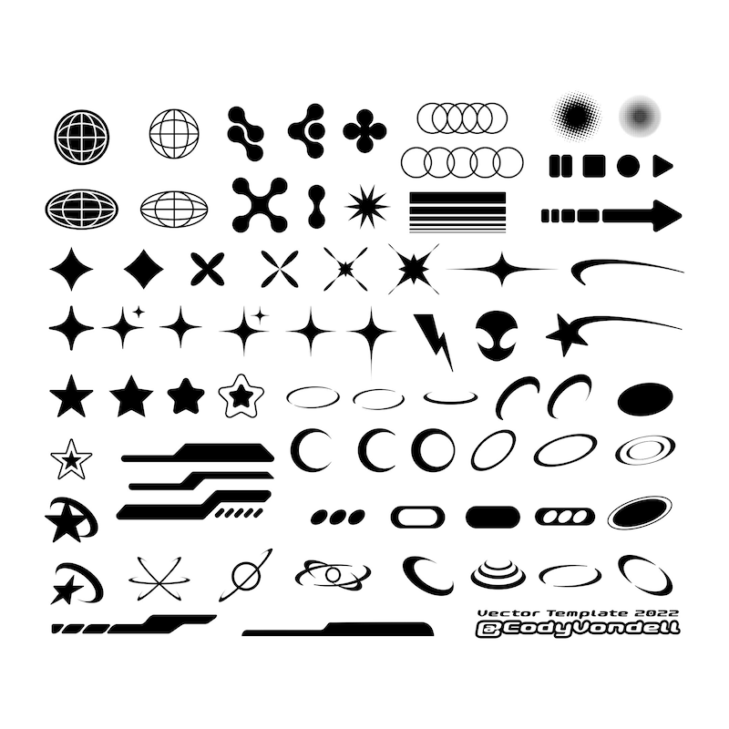 Y2k Element Design - Etsy UK