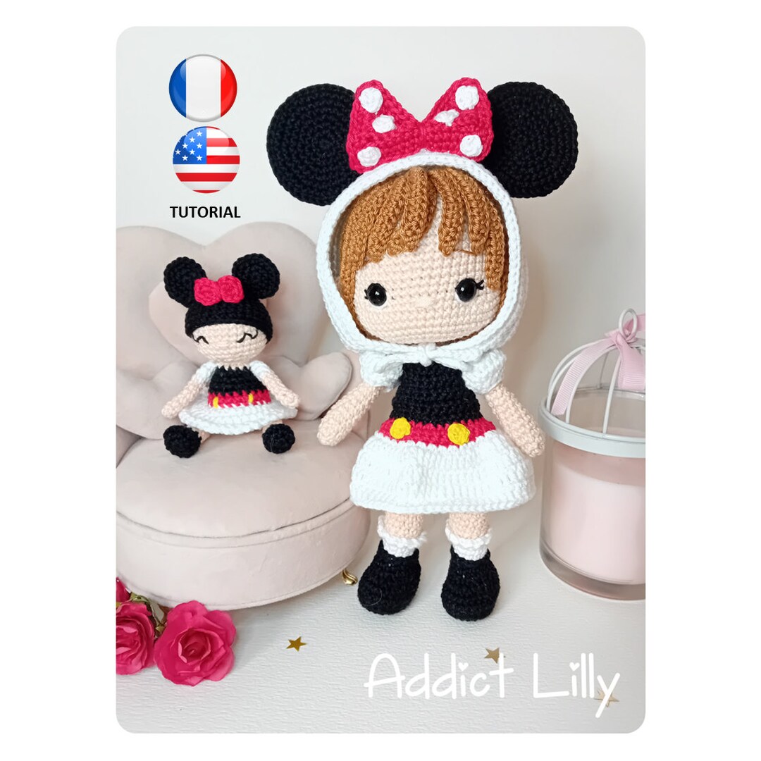 Mila and Poppy Minnie Version - Crochet Doll - Crochet Pattern - PDF ...