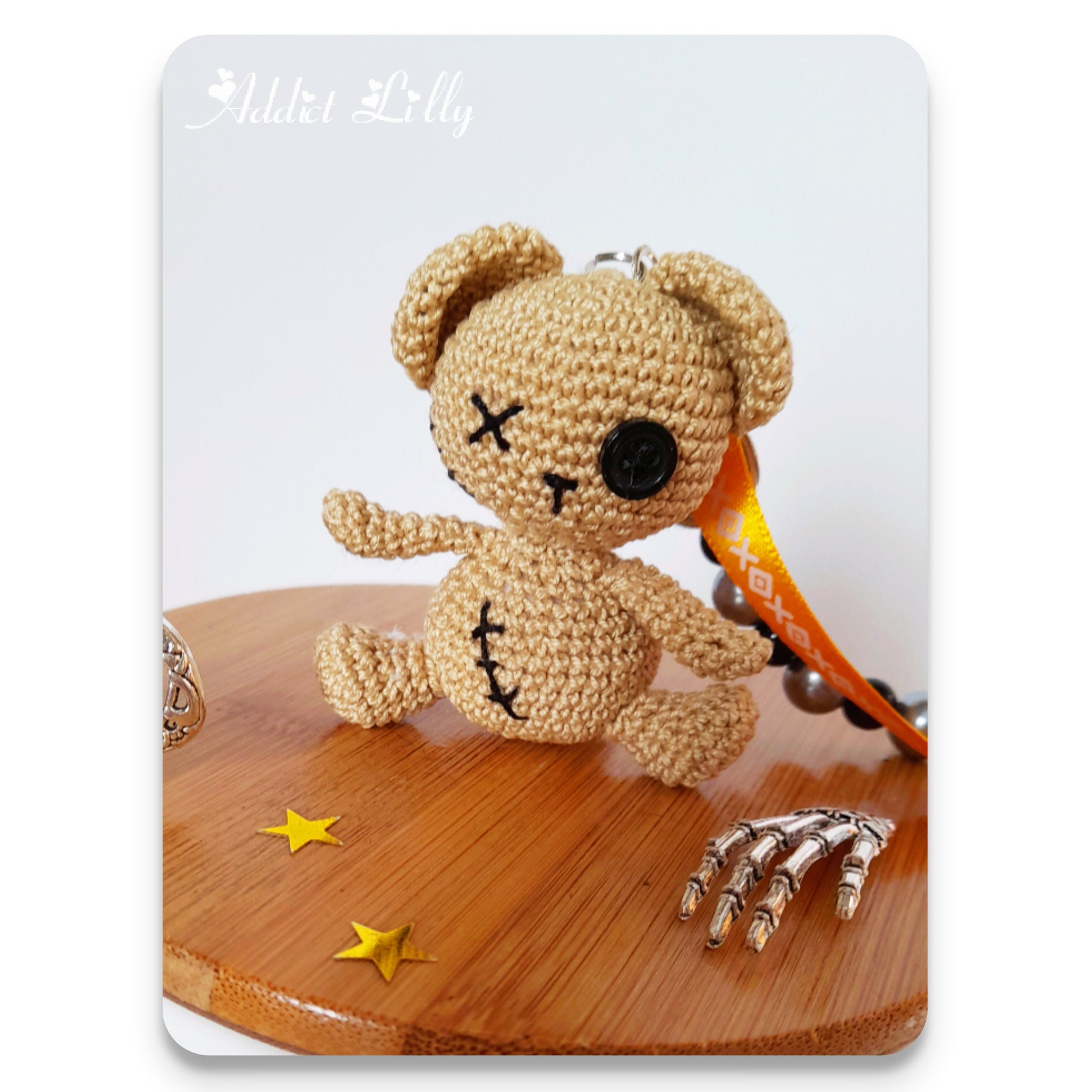 Vaudourson - Crochet Bear - Voodoo Bear - FR/US PDF Tutorial - Crochet ...