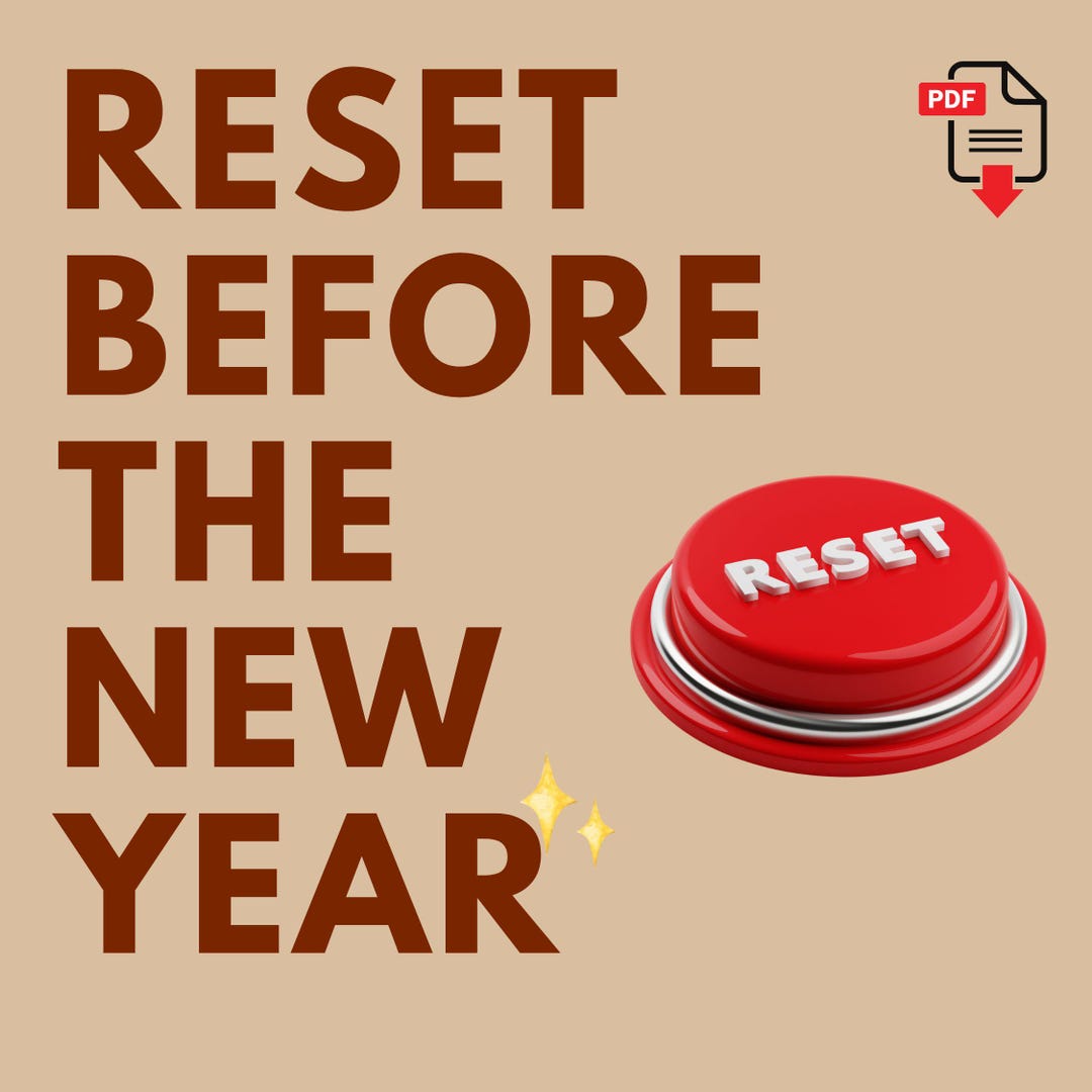 New Year Emotional Reset | Shadow Work Journal PDF | Reflection ...