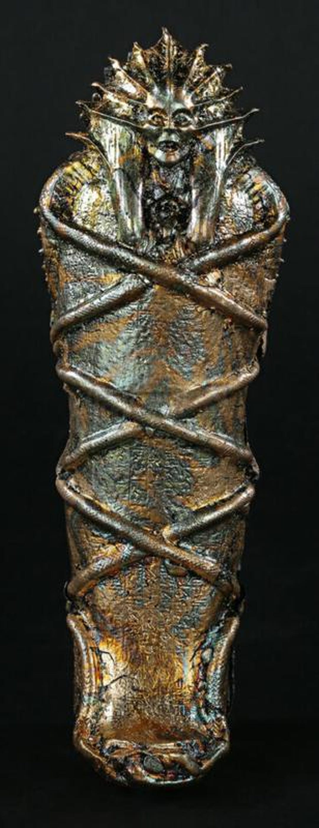 Tom Cruise the Mummy Original Crew Gift Golden Sarcophagus Prop - Etsy