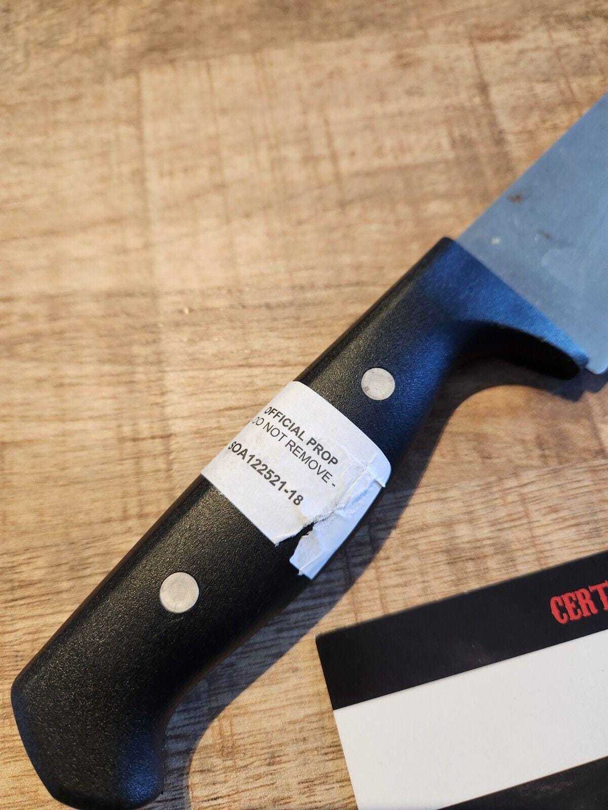 Sons of Anarchy SOA Original Screen Used Bobby Kitchen Knife Movie Prop ...