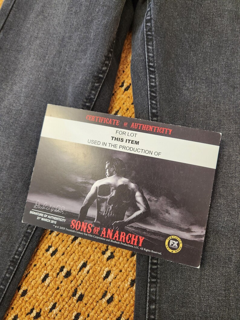 SOA Sons of Anarchy Original Screen Used Wendy's Demin Jeans Movie Prop ...