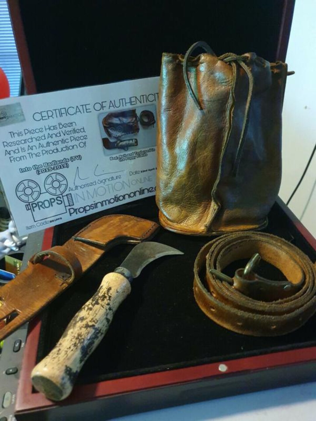Into the Badlands Original Screen Used Bag Belt Knife Prop Set - Etsy