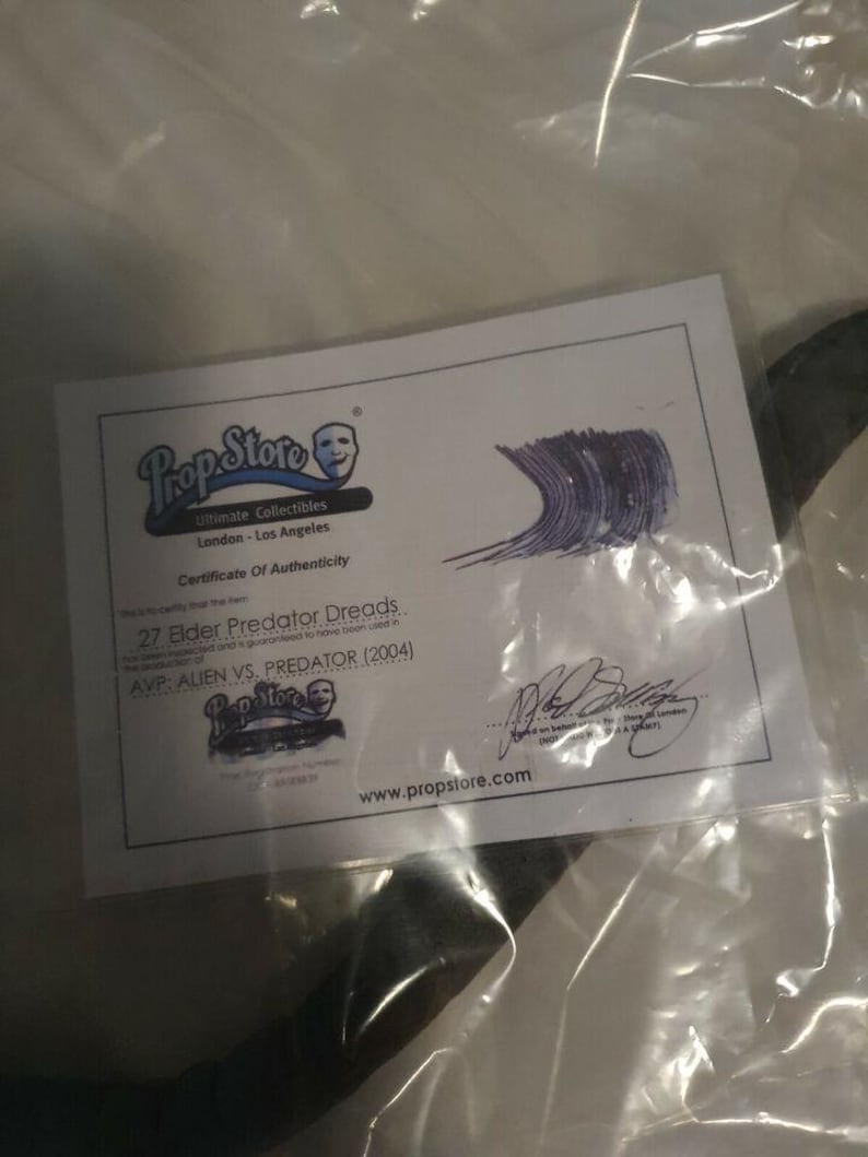 AVP Alien Vs Predator 2004 Original Screen Used Elder Predator Dread ...