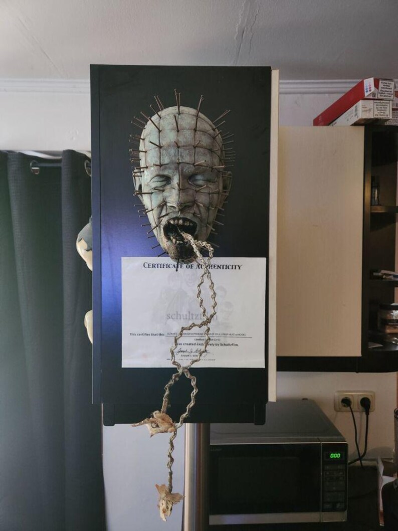 Hellraiser 3 Hell on Earth Pinhead Lifesize Wall Prop Head LE of 5 by ...