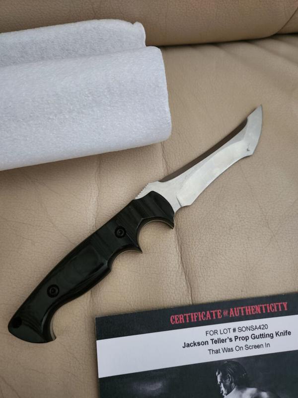 Sons of Anarchy Original Screen Used Jack Teller Jax Gutting Knife ...