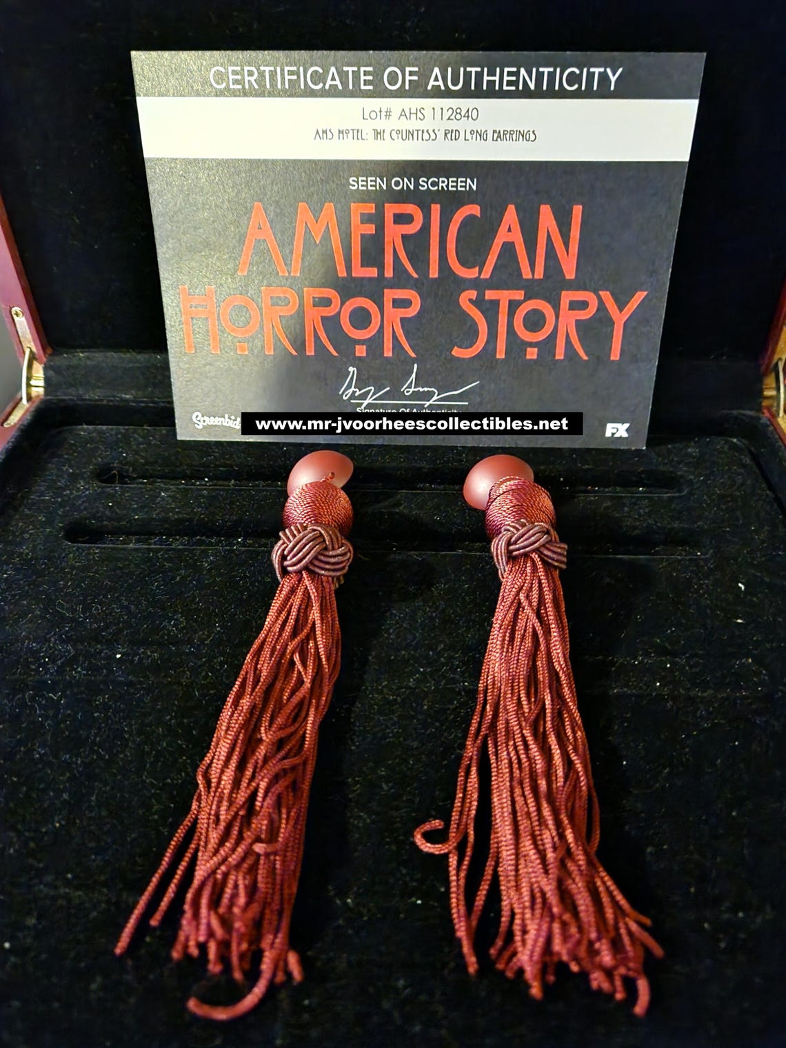 AHS American Horror Story Hotel Original Screen Used Lady Gaga Red ...