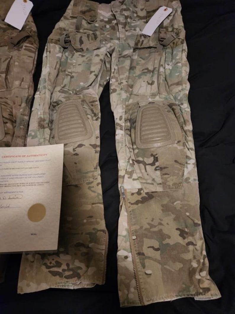 Terminator Salvation 2009 Original Screen Used Camo Soldier Pants Set ...