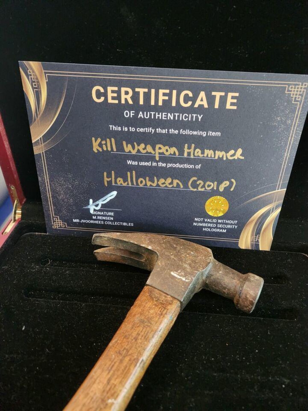 Halloween 2018 Original Production Used Michael Myers Kill Hammer Movie ...