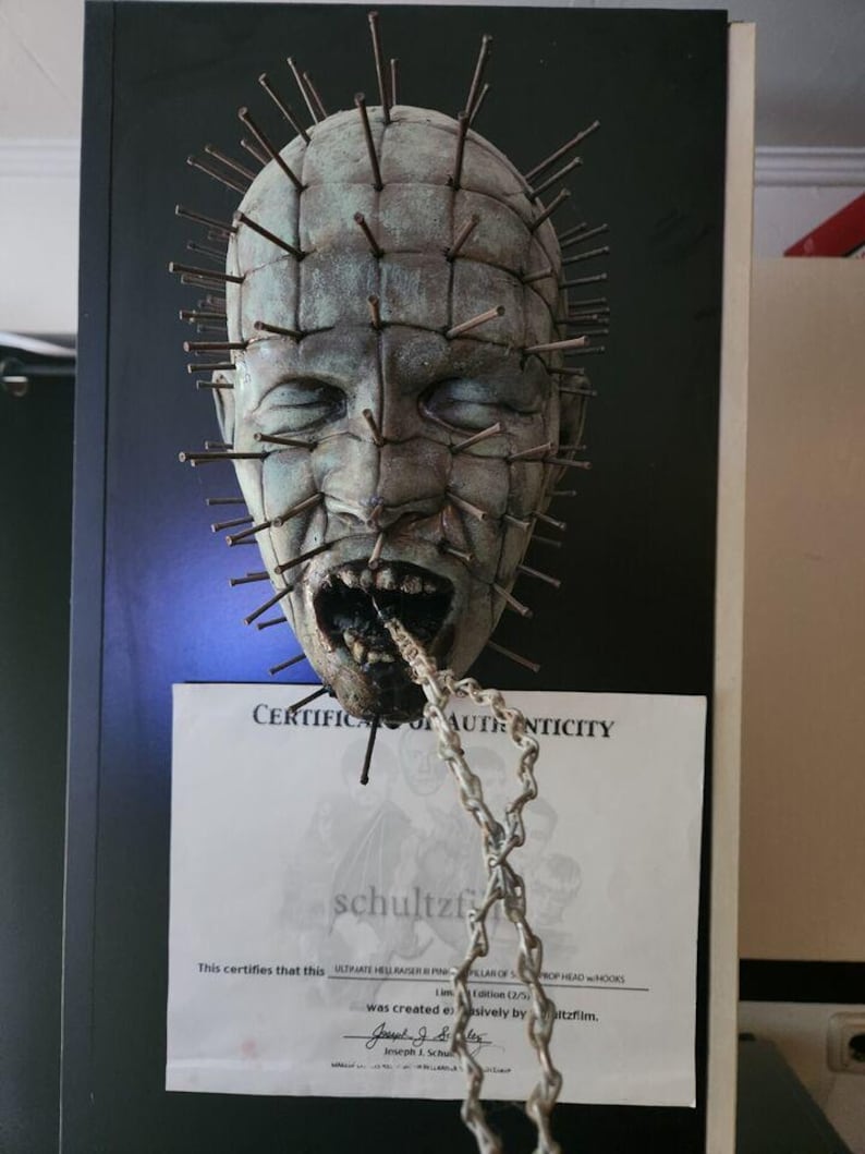 Hellraiser 3 Hell on Earth Pinhead Lifesize Wall Prop Head LE of 5 by ...