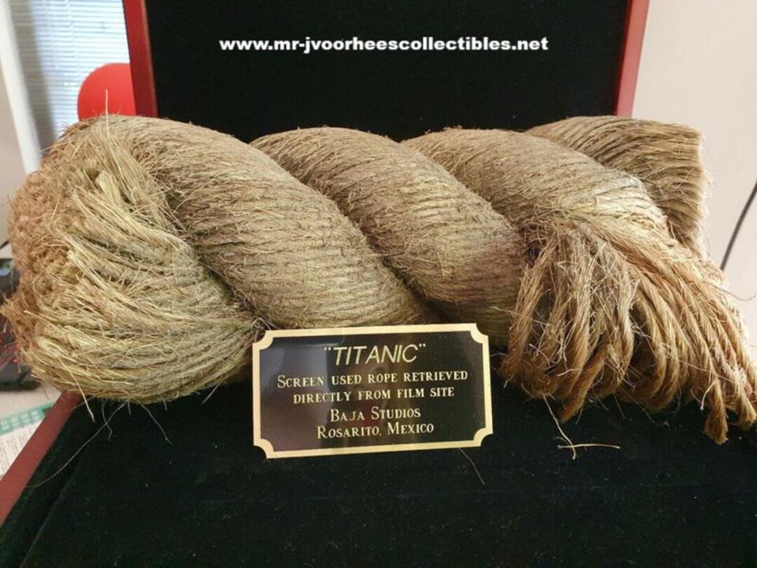 Titanic 1997 Original Screen Used Ship Deck Rope Movie Prop - Etsy