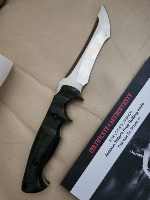 Sons of Anarchy Original Screen Used Jack Teller Jax Gutting Knife ...