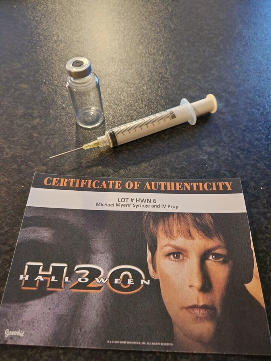 Michael Myers Halloween H20 Original Production Used Syringe and IV ...