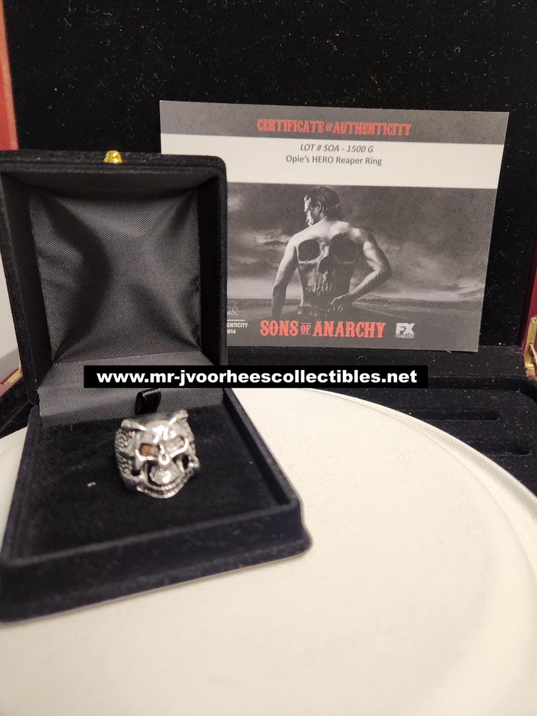 SOA Sons of Anarchy Original Production Used Opie Reaper Ring Movie ...