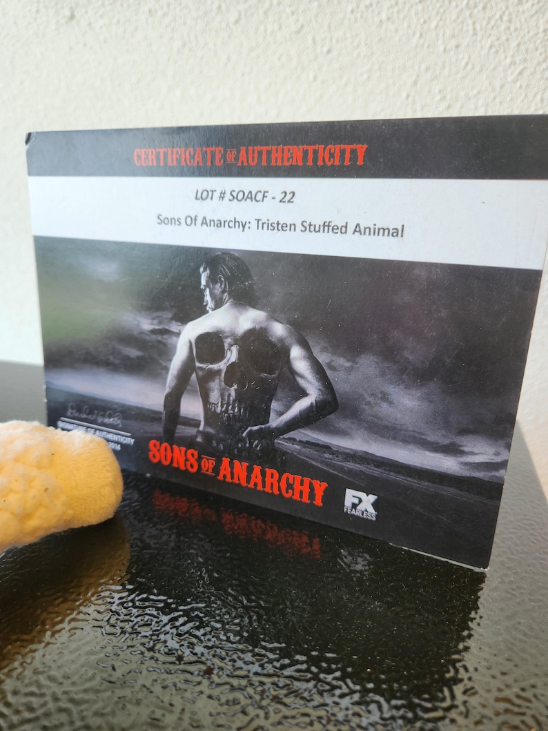 SOA Sons of Anarchy Original Production Used Tristen Oswald Stuffed ...