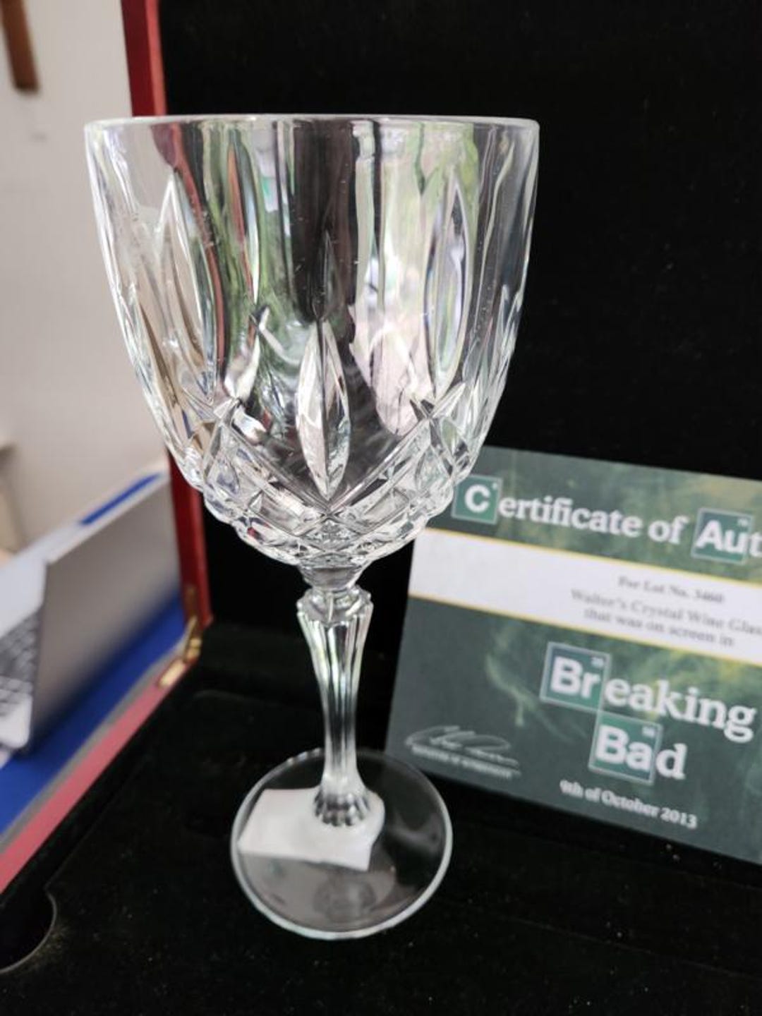 Breaking Bad Original Screen Used Walter White Crystal Wine Glass Movie ...