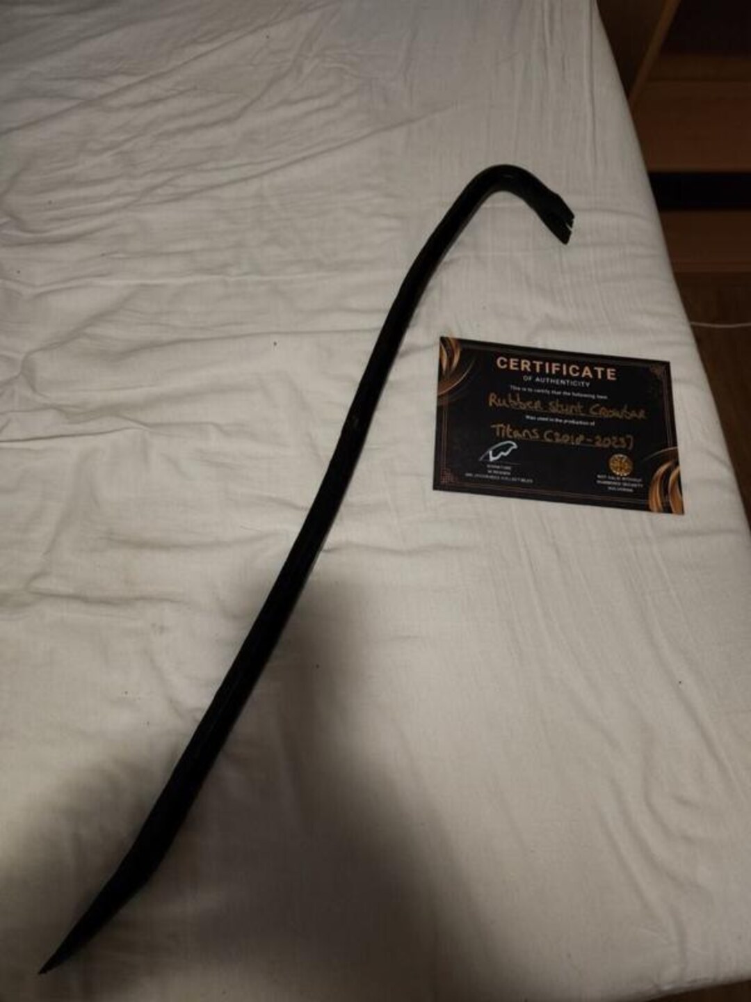 DC Universe Titans Original Screen Used Stunt Crowbar Movie Prop - Etsy