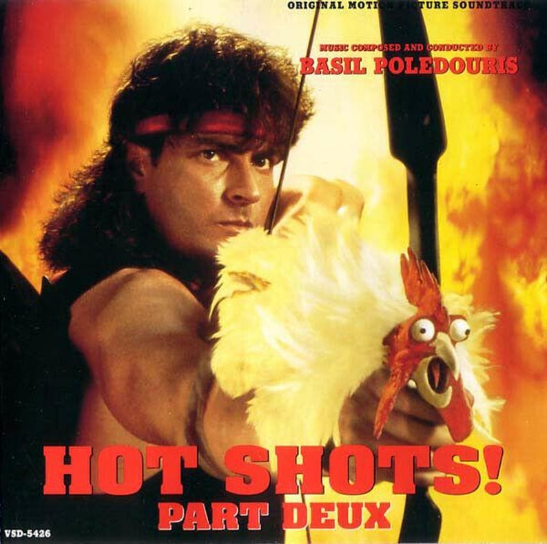 Charlie Sheen Hot Shots Part Deux Original Screen Used Militairy Pack ...
