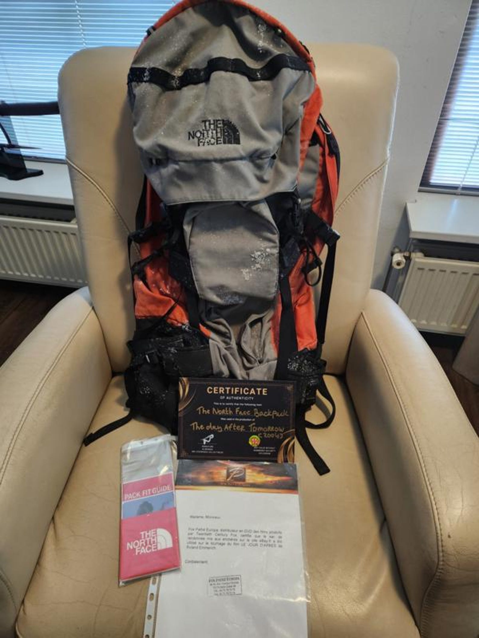 The Day After Tomorrow 2004 Original Screen Used North Face Backpack ...
