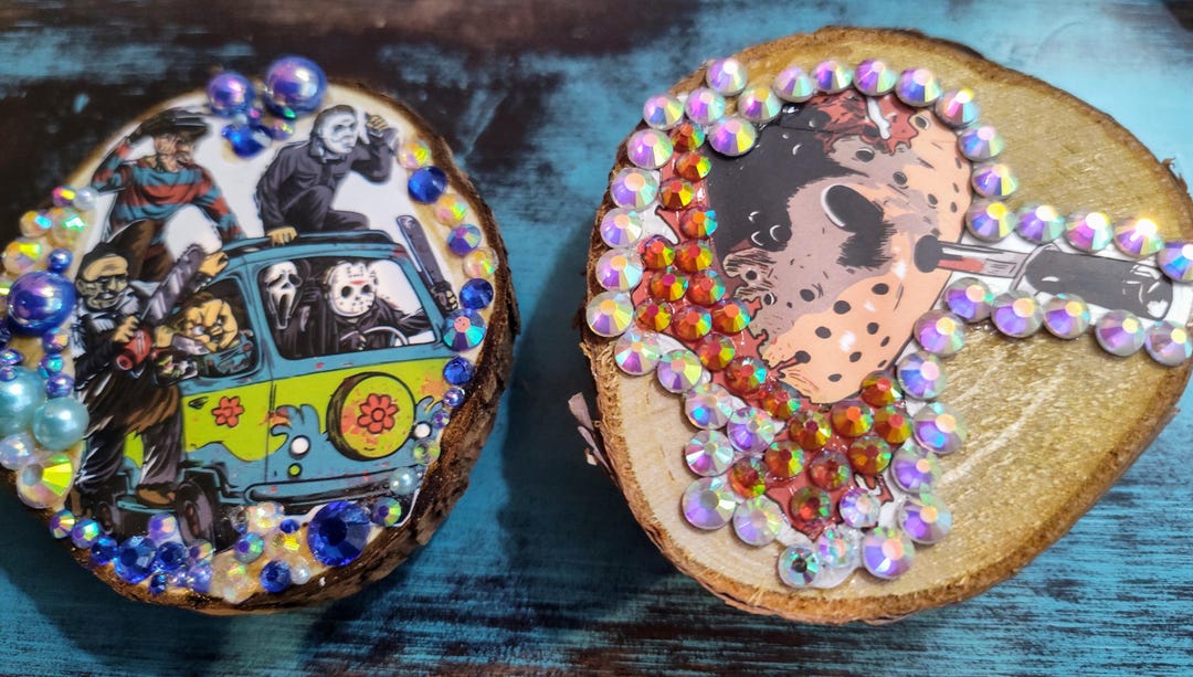 Horror Fan Art Scary Decorations Custom Halloween Bling Jason Pennywise ...