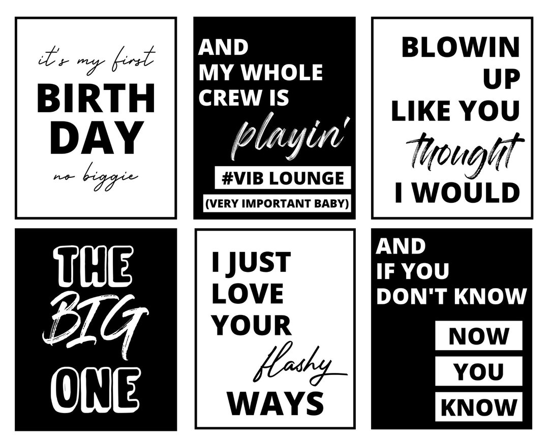 10 the Notorious BIG ONE Sign Bundle-first Birthday Party Decor Biggie ...