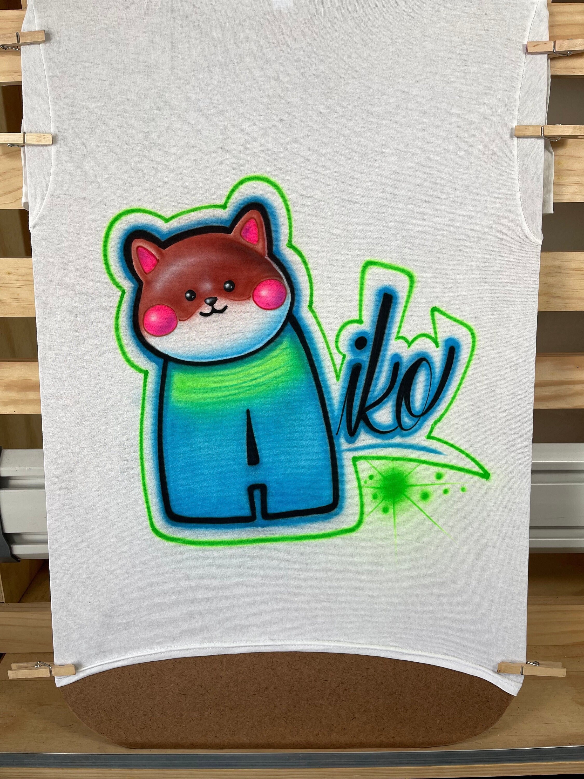 KAWAII PUPPY Personalized Name Custom Tshirt Graphic Cute Graphics ...