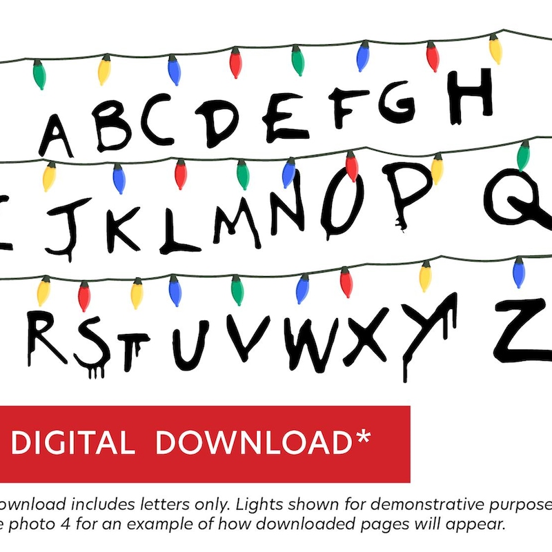 Strangers Things Banner - Etsy