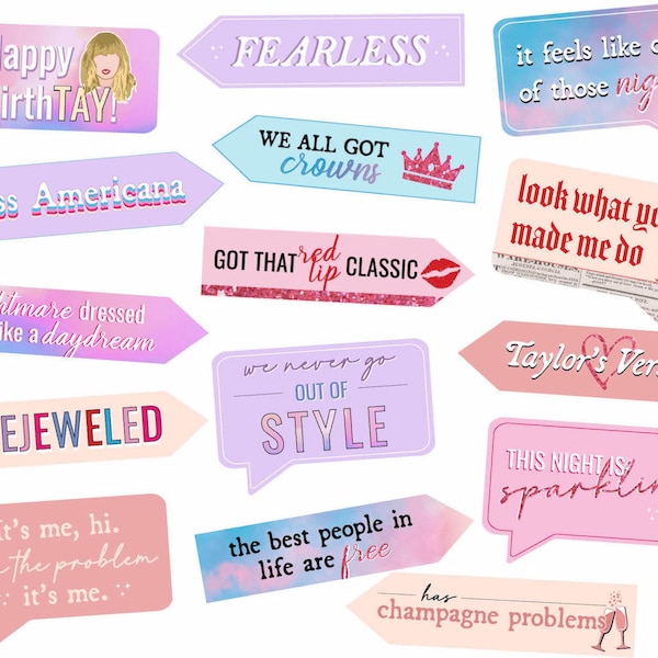 Shop Taylor Swiftie Party Decorations - Etsy