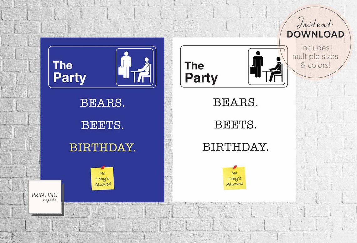 The Office Birthday Party Decoration the Office Party - Etsy