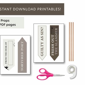 Tortured Poet Party Photo Booth Props TS11 Launch Party Supplies ...