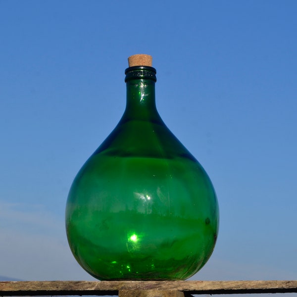 Green Demijohn - Etsy