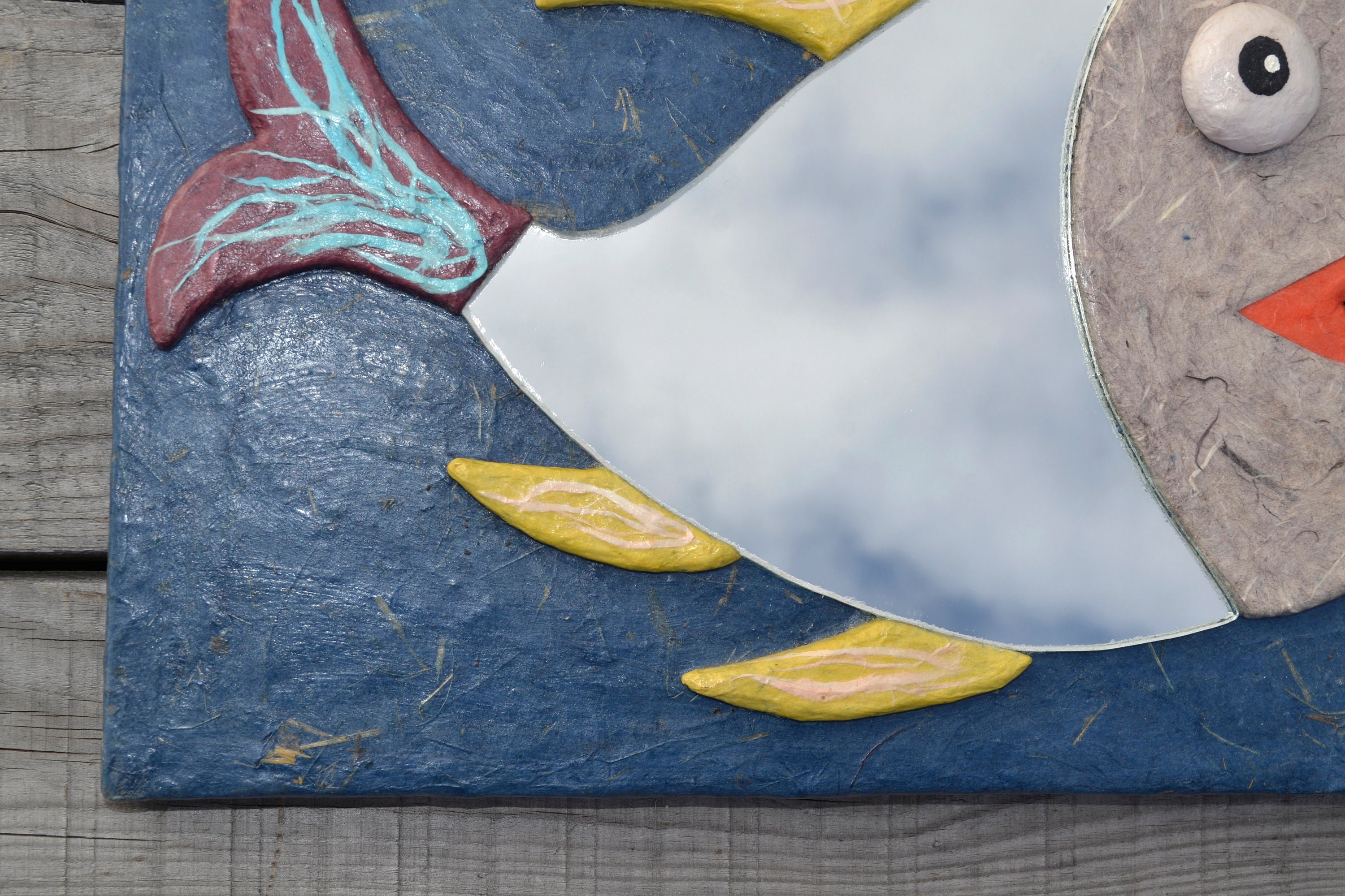 FISH WALL MIRROR Decorative Wall Mirror Fisherman Gifts | Etsy