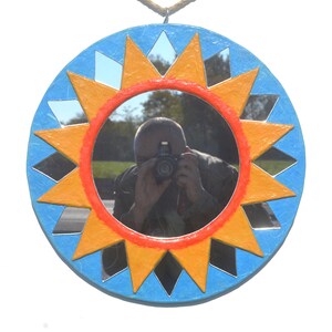 24 SUN RAYS MIRROR, Large Wall Mirror, Sun Mirror, House Warming Gift ...