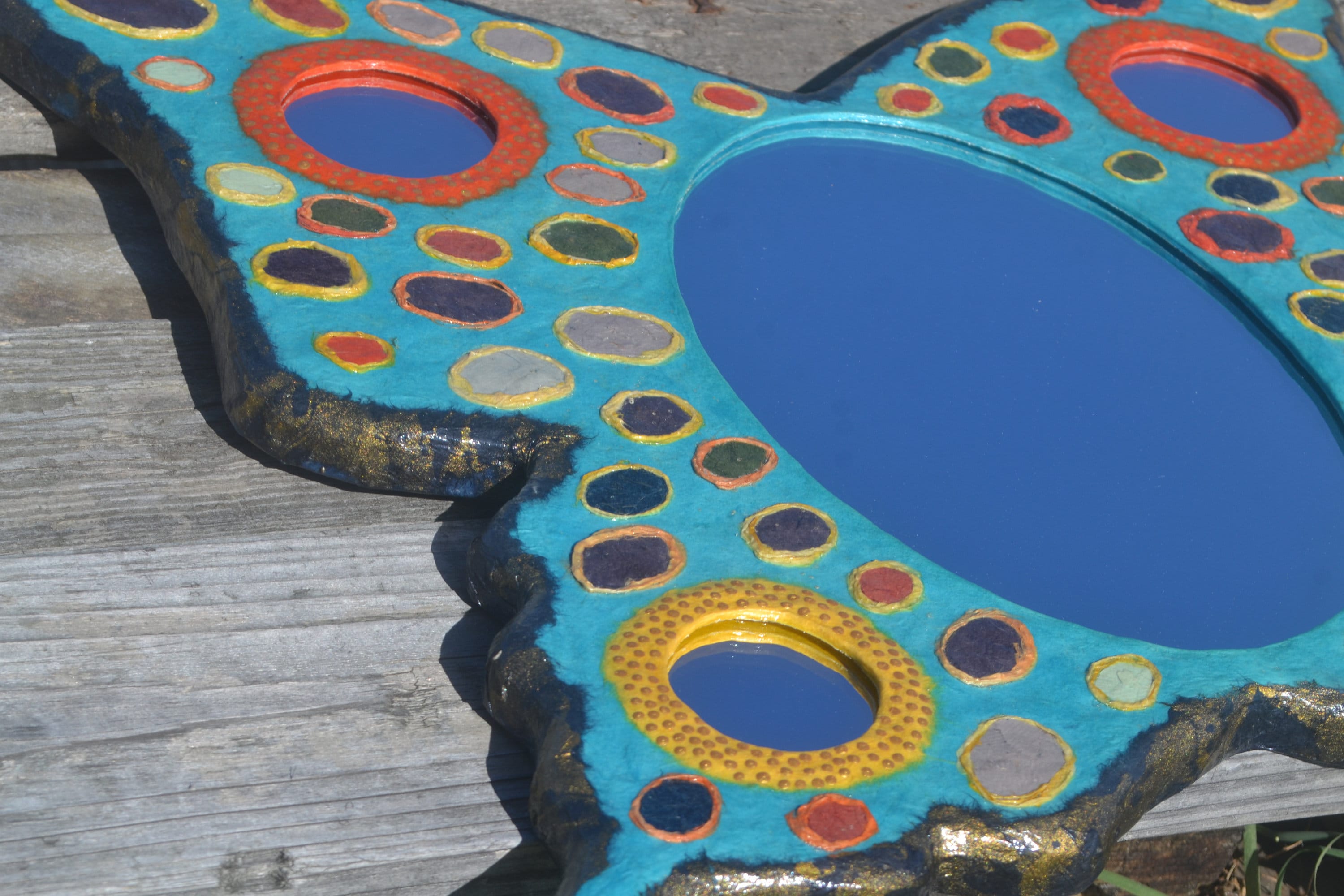 LARGE BUTTERFLY MIRROR, Wall Mirror, Decorative Mirror, Butterfly Wall ...