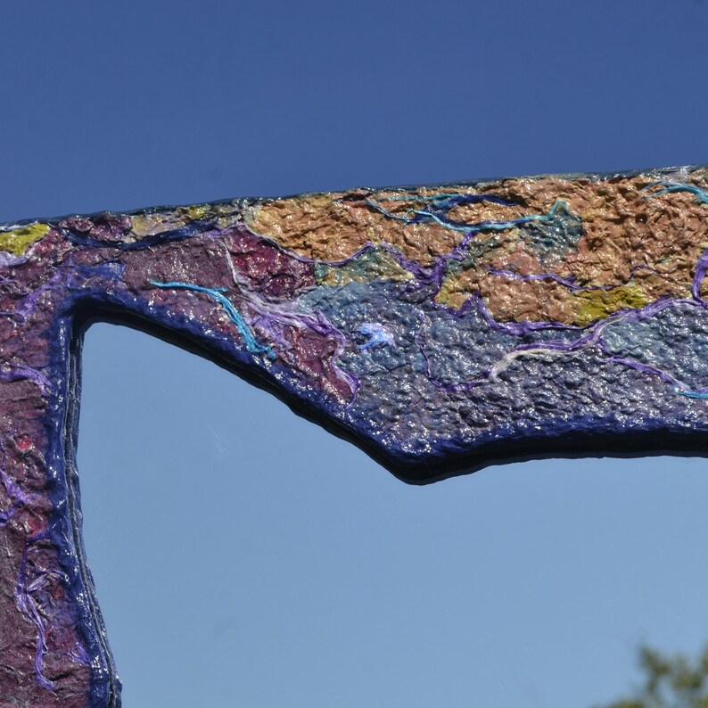 55 Cm X 39 Cm CAT HEAD MIRROR, Large Wall Mirror, Paper Mache Mirrors ...