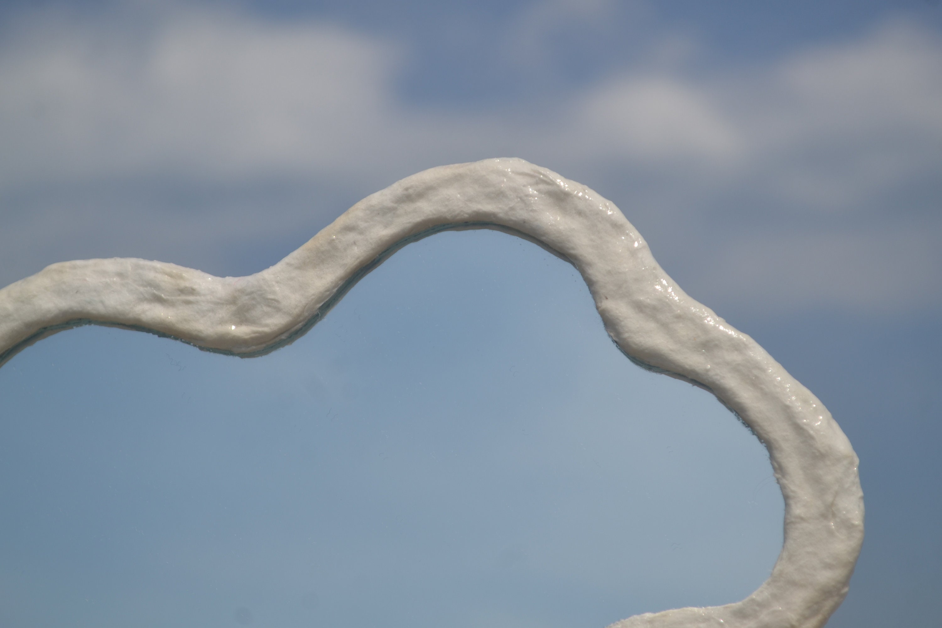 WHITE CLOUD MIRROR, Wavy Wall Mirror, Baby Room Mirror, Cloud Wall ...