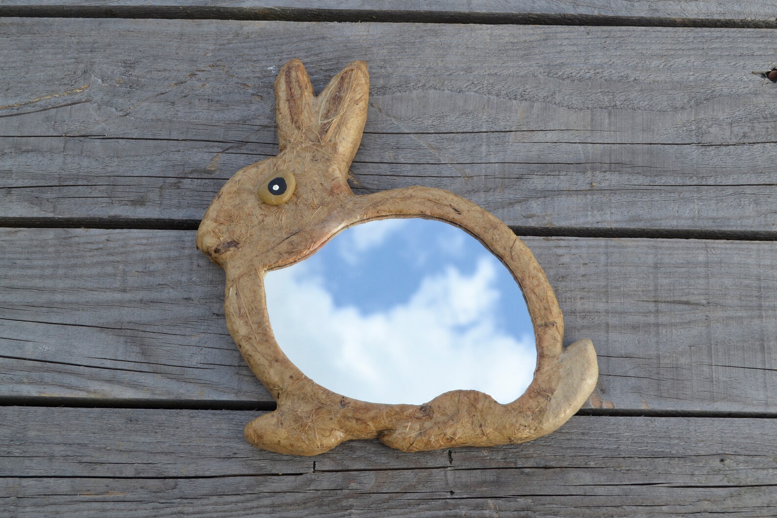 Bunny Mirror, DECORATIVE RABBIT MIRROR, Decorative Wall Mirror, Rabbit ...