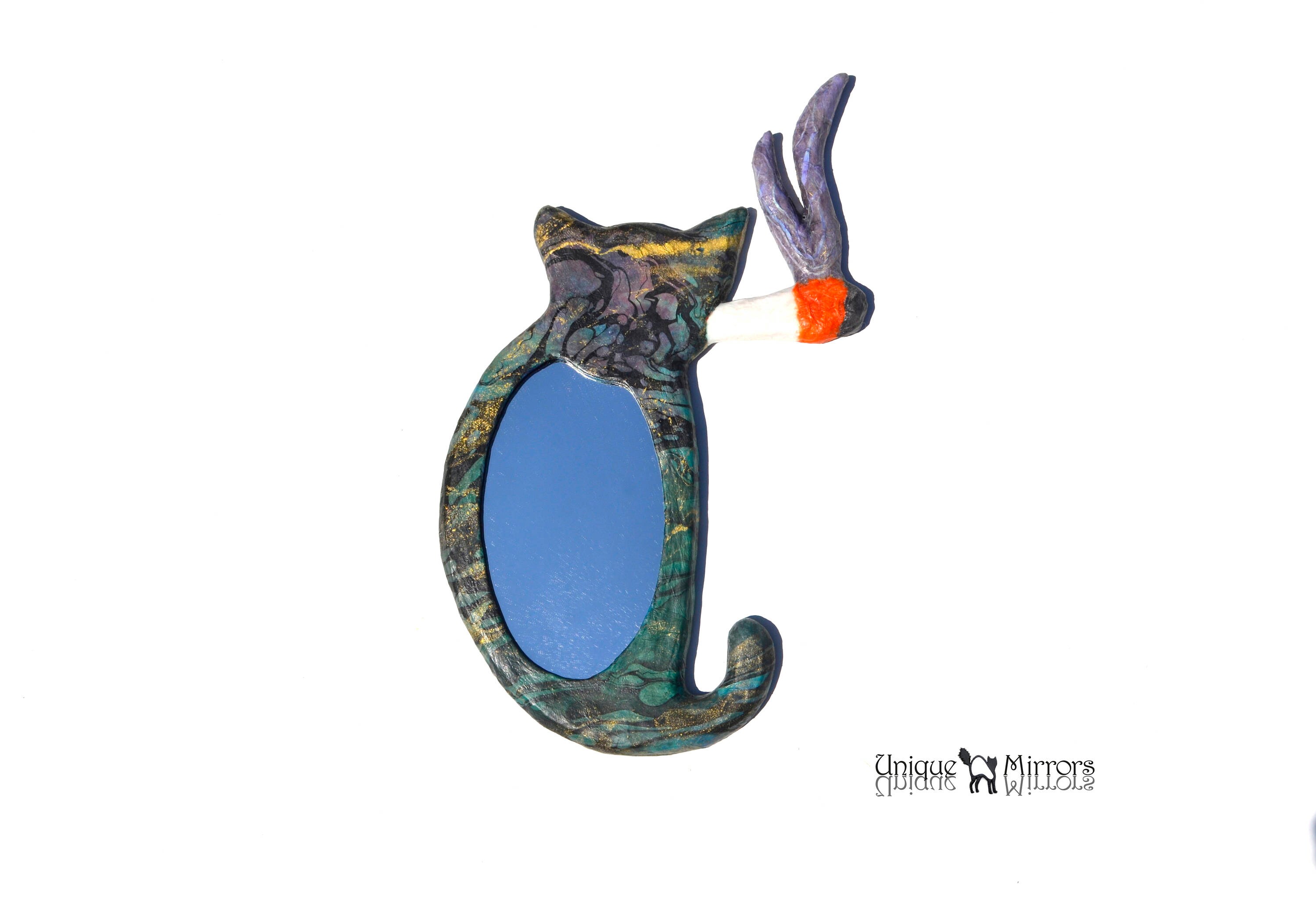 Galaxy Cat, DECORATIVE WALL MIRROR, Galaxy Cat Mirror With Joint ...