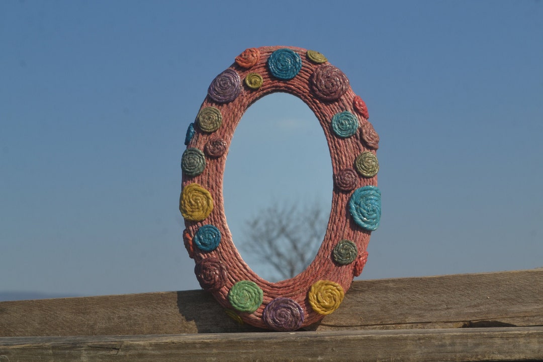 HEMP ROPE MIRROR, Small Wall Mirror, Decorative Mirror, Boho Wall ...