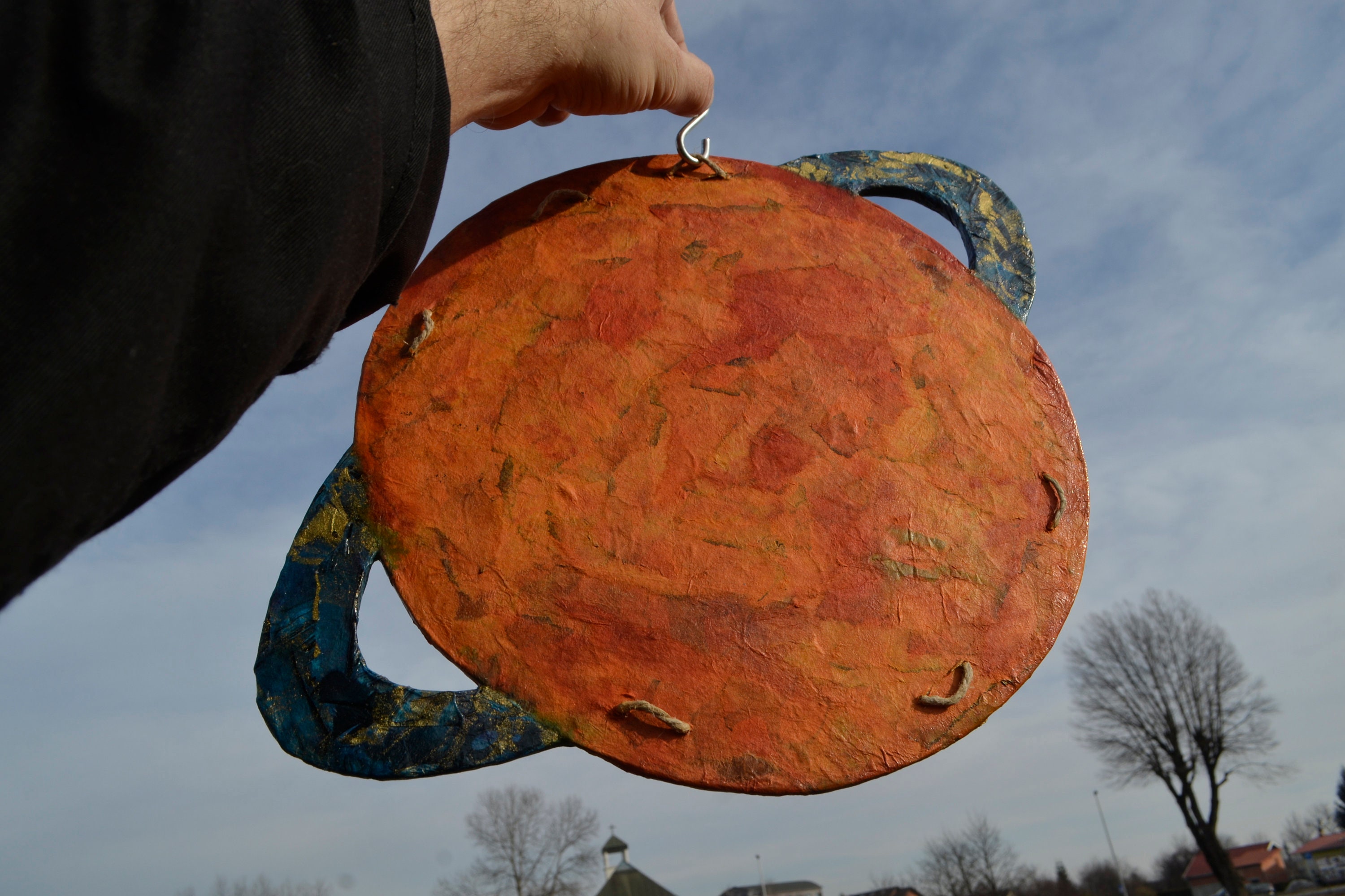 PLANET SATURN MIRROR, Paper Mache Mirror, Decorative Mirrors, Galaxy ...