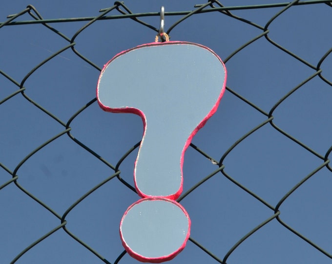 QUESTION Mark ? & EXCLAMATION POINT ! Wall Mirror, Miniature Wall ...