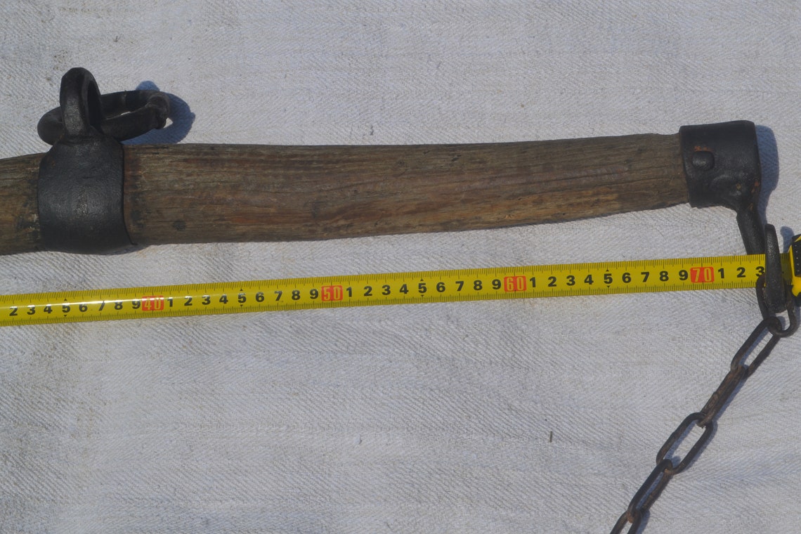 OX YOKE W. Chain Wooden Iron Yoke Vintage Wooden Tools - Etsy