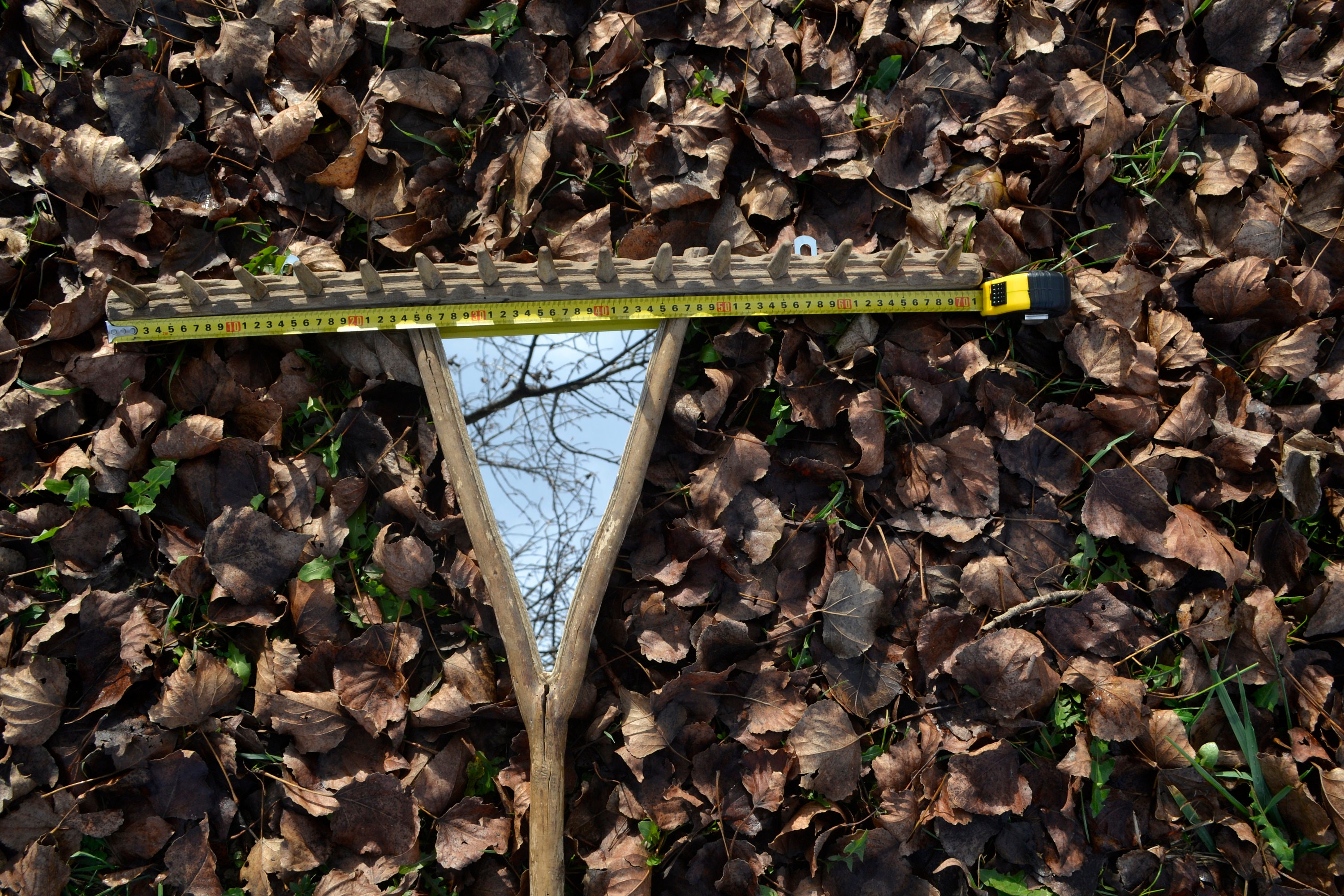 REPURPOSED VINTAGE RAKE: Decorative Wall Mirror & Key Hanger - Etsy