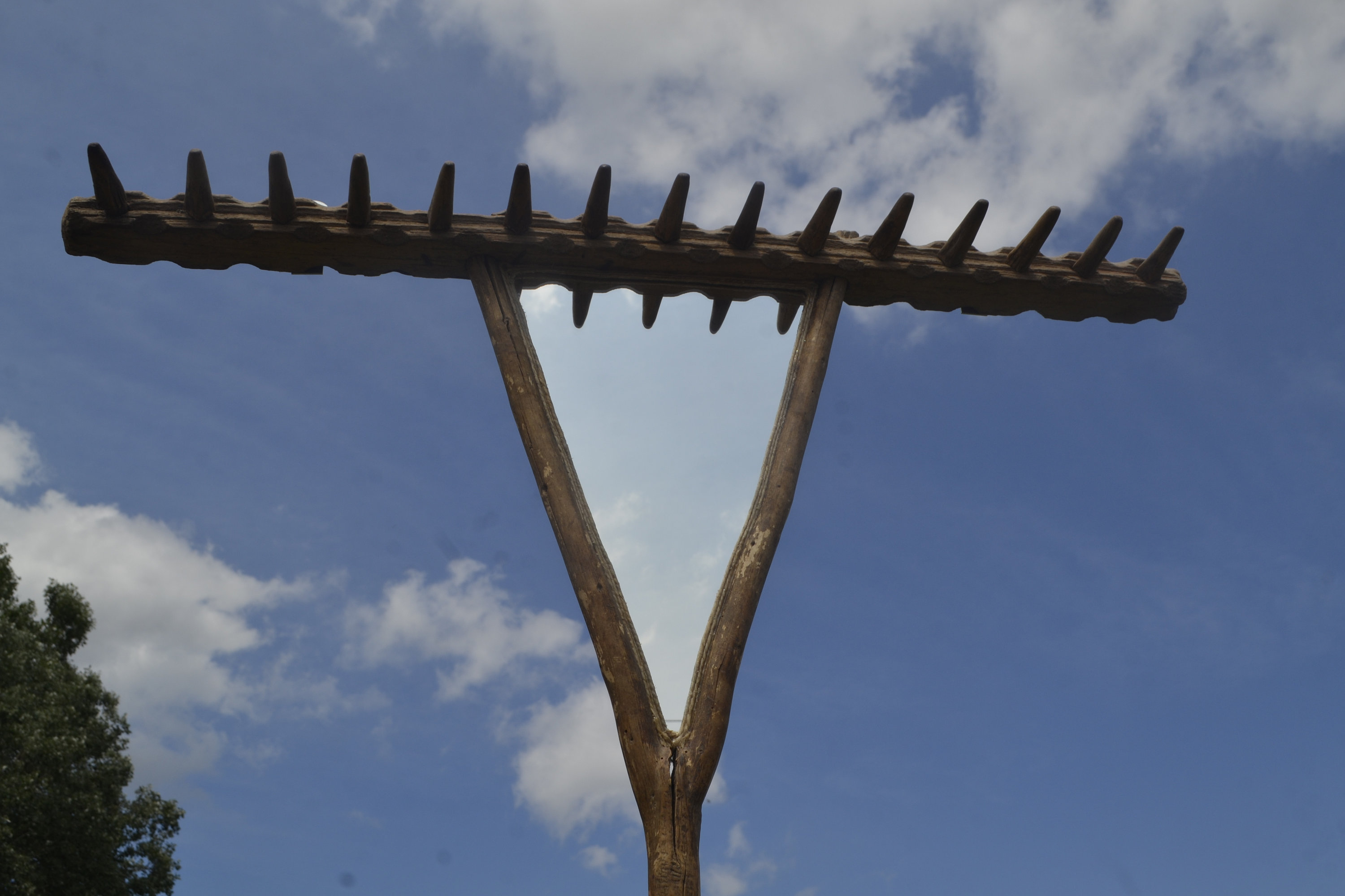 REPURPOSED VINTAGE RAKE: Decorative Wall Mirror & Key Hanger, Old Farm ...