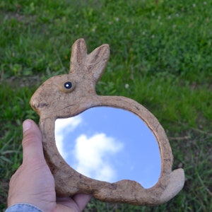 Bunny Mirror, DECORATIVE RABBIT MIRROR, Decorative Wall Mirror, Rabbit ...